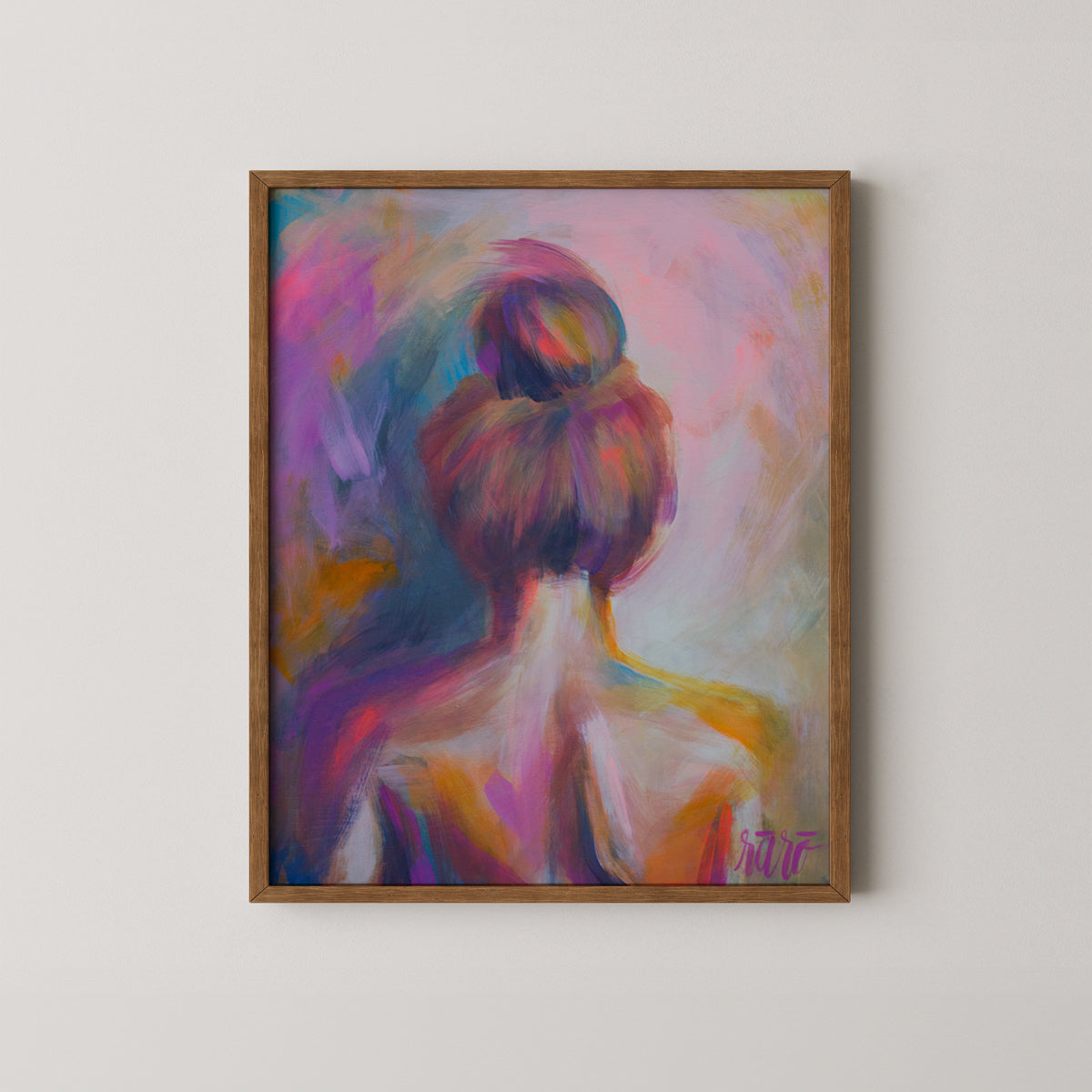 Top Knot 16x20" Print – Rachel Roe Art