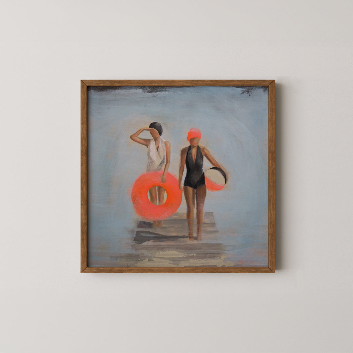 Vintage Swim 12x12" Print – Rachel Roe Art