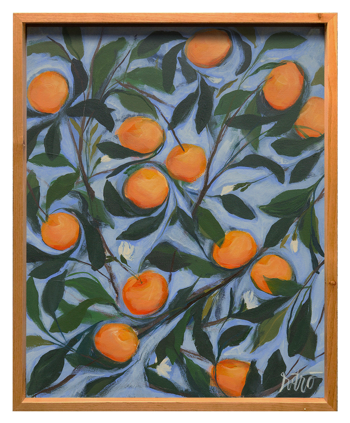 Orange Tree Painting